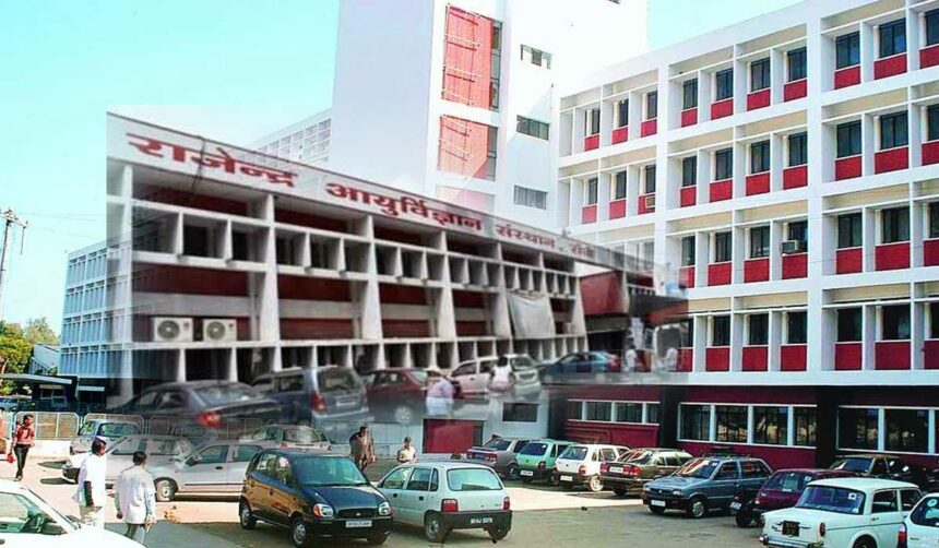 राज्यपाल रमेश बैस की पत्नी जांच के लिए RIMS पहुंची